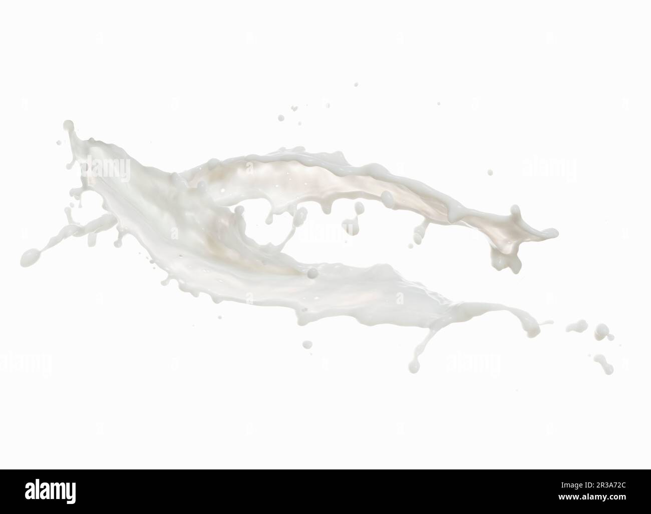 Splash of milk Stock Photo - Alamy