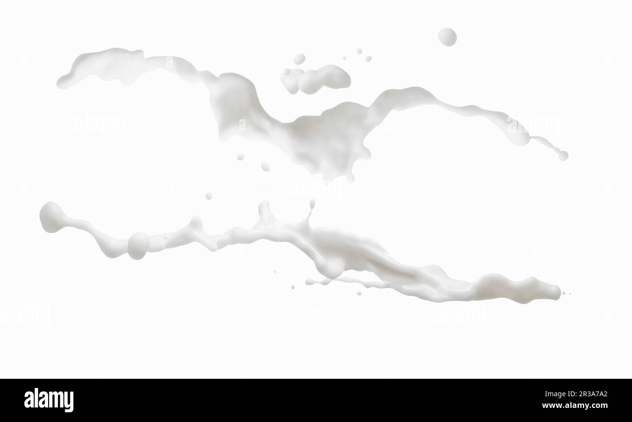 Splash of milk Stock Photo - Alamy