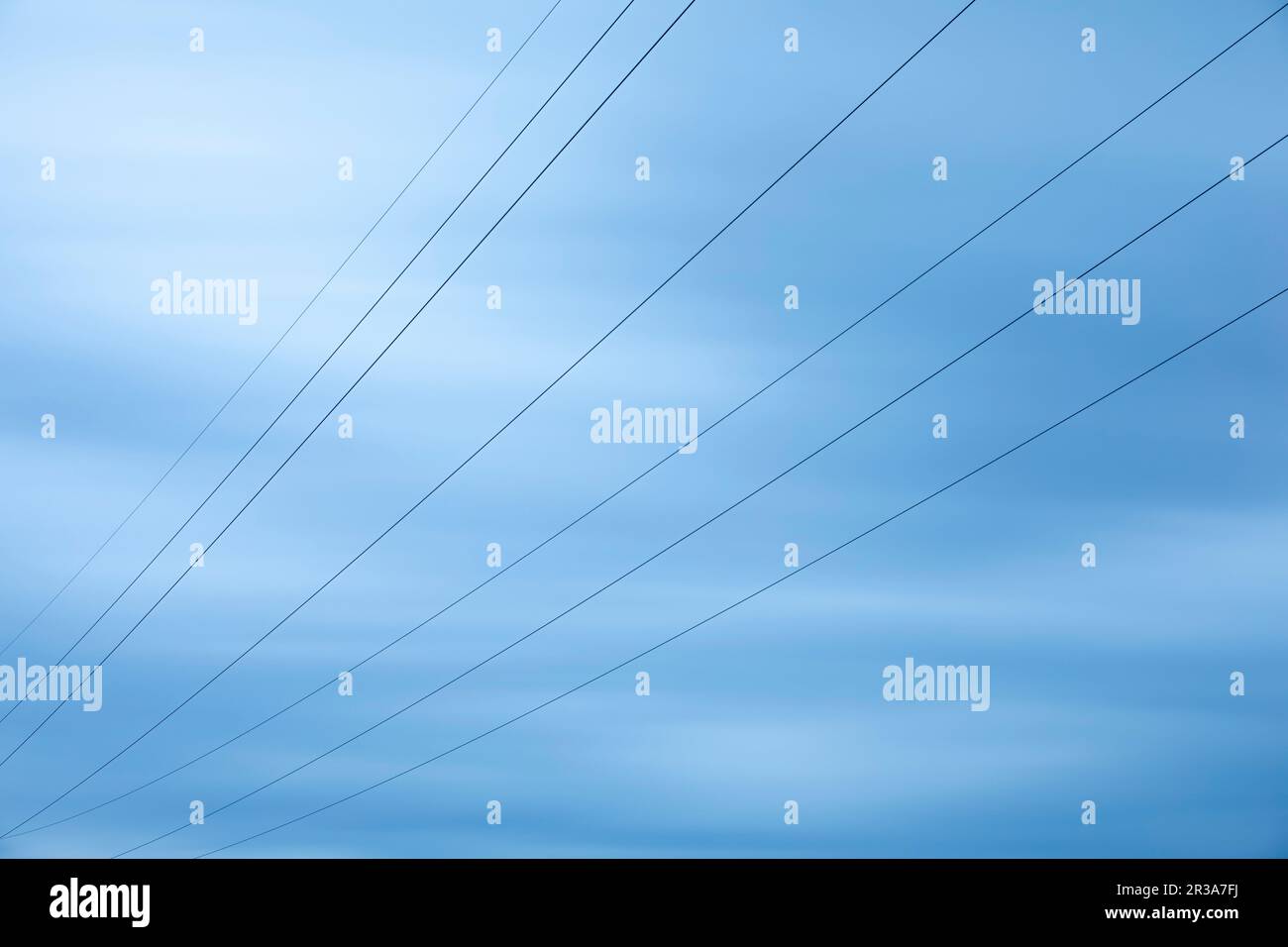 Long power lines hi-res stock photography and images - Alamy