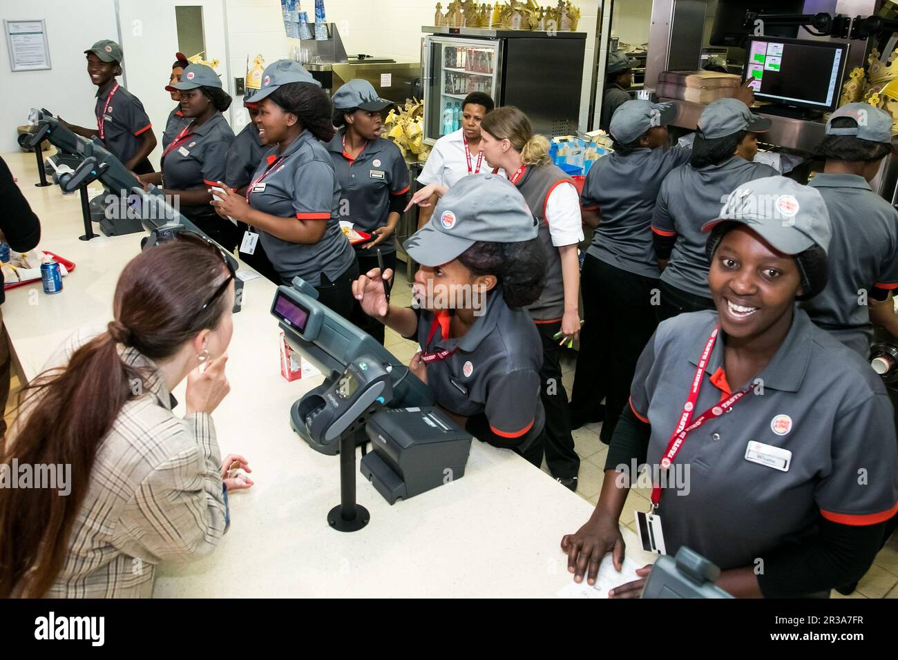 Fast food chain staff hi-res stock photography and images - Alamy