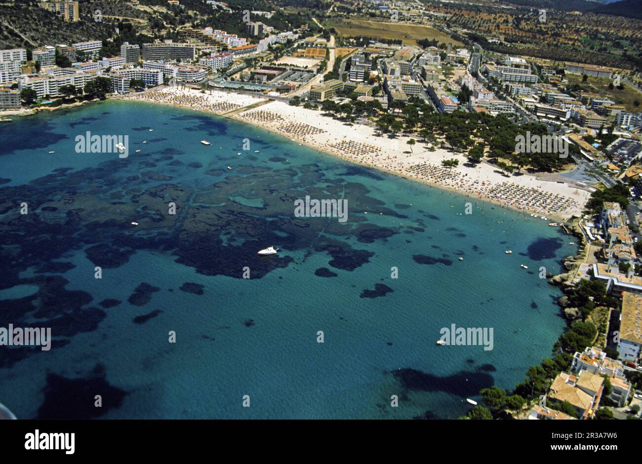 Playa de Santa Ponsa. Calvia.Mallorca. Baleares.España Stock Photo - Alamy