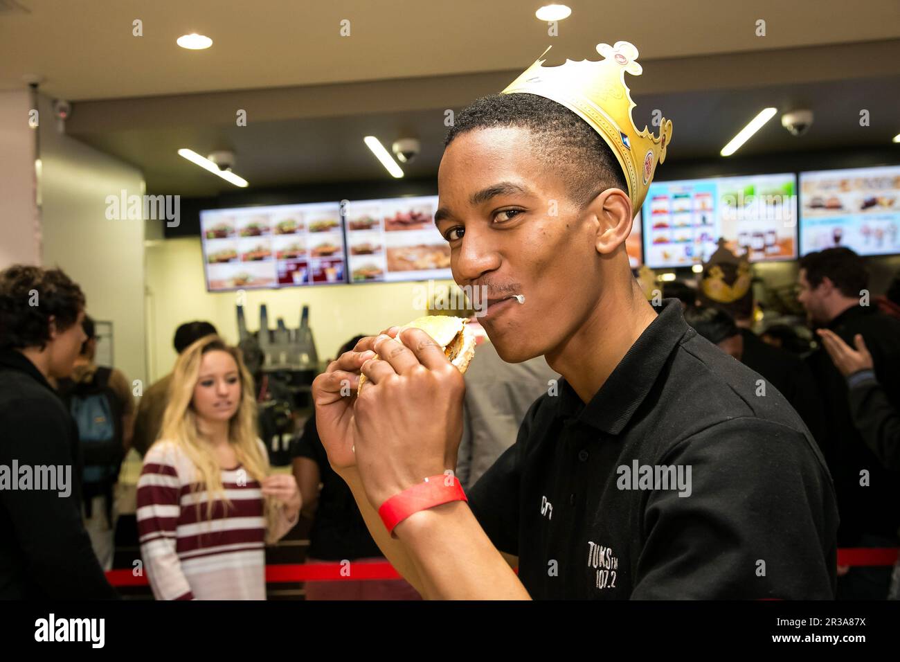 Burger king inside hi-res stock photography and images - Alamy