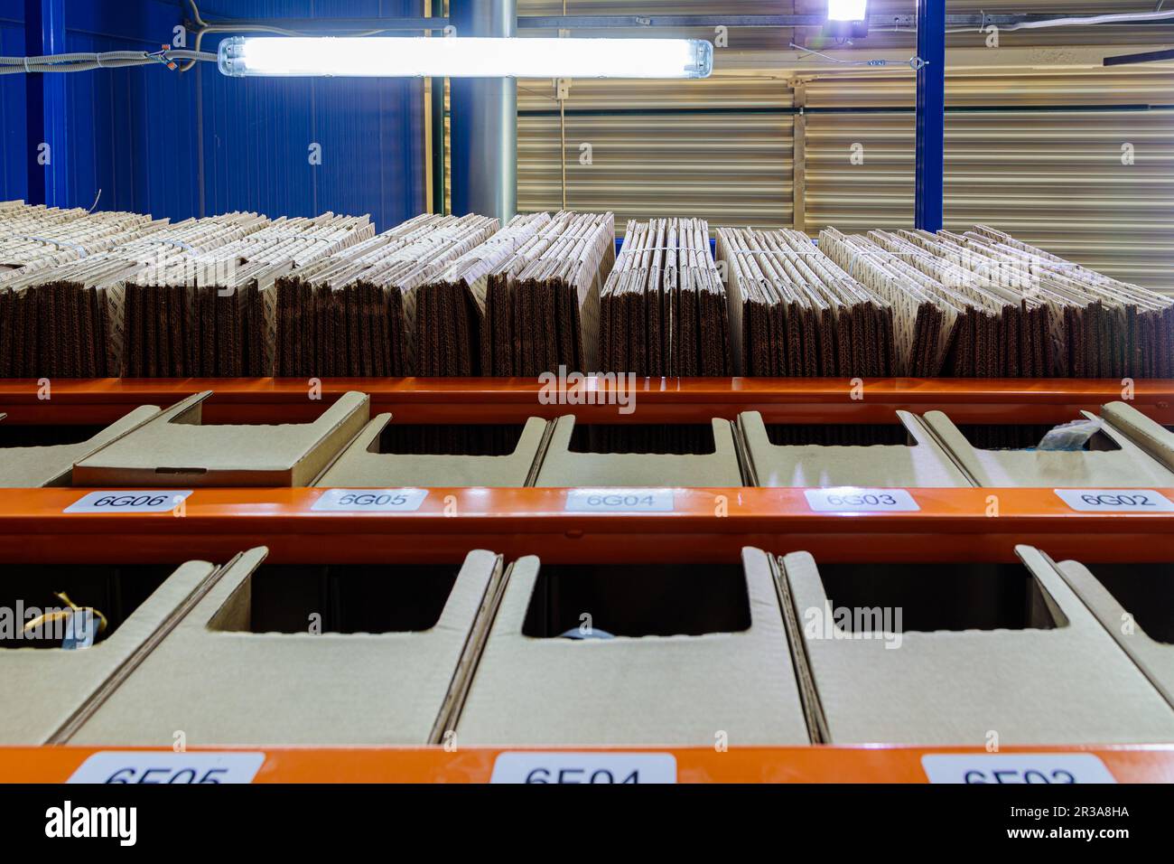 Warehouse storage racks boxes goods hi-res stock photography and images ...