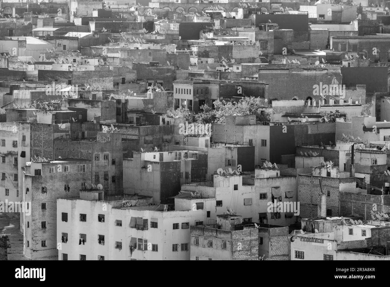 Bab Ftouh buildings, Fez, morocco, africa Stock Photo - Alamy