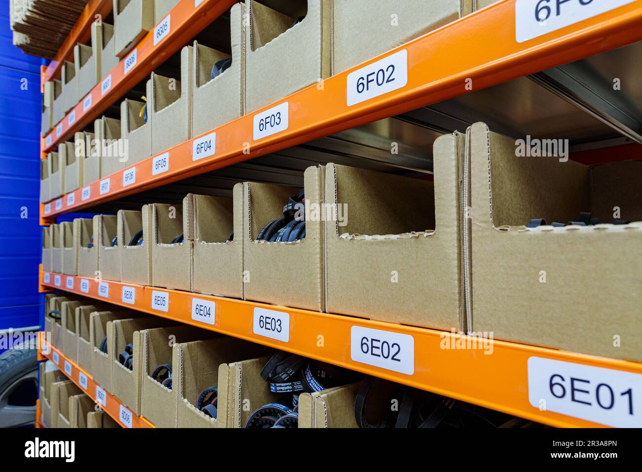 Warehouse storage racks boxes goods hi-res stock photography and images ...