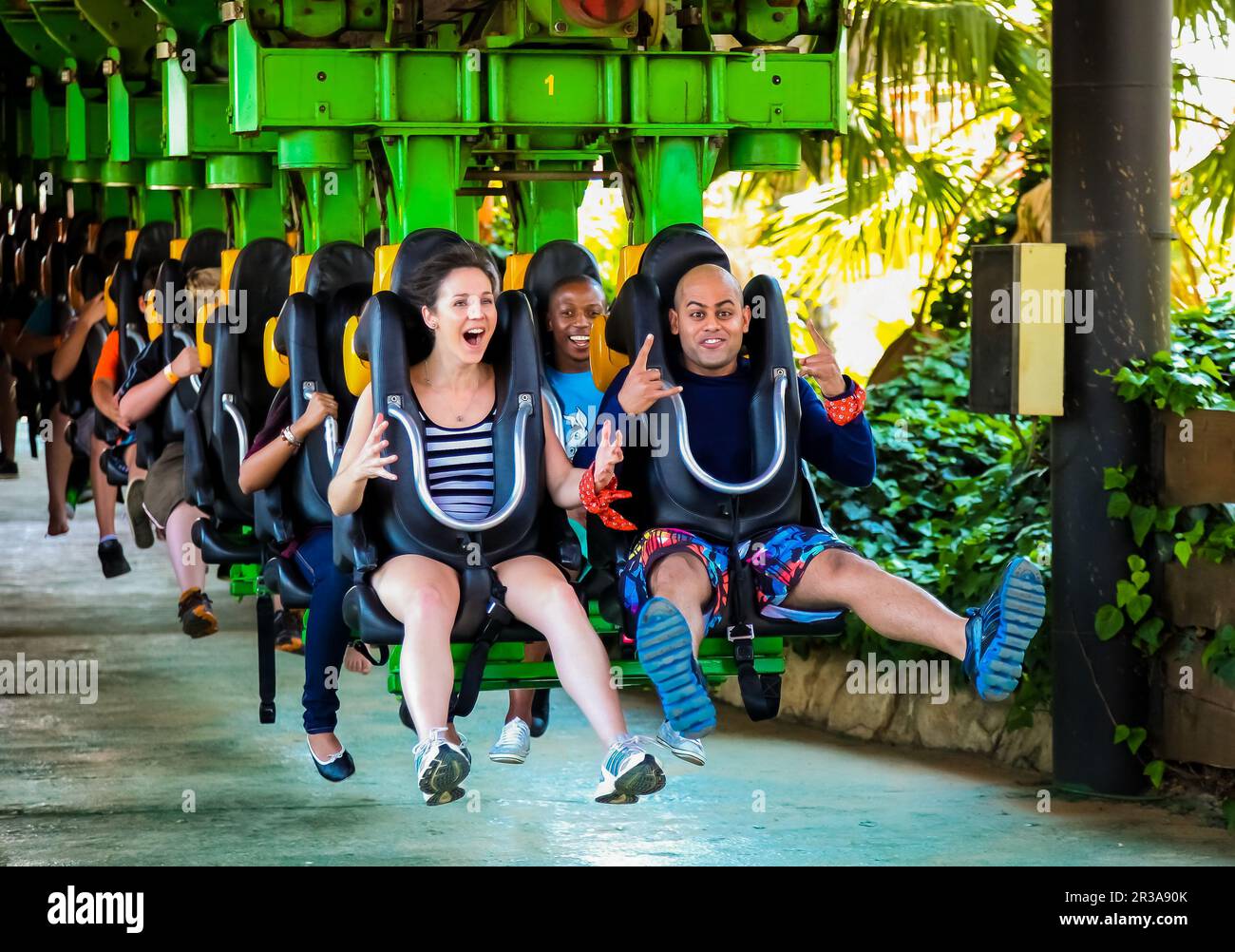 Gold reef city coaster hi-res stock photography and images - Alamy