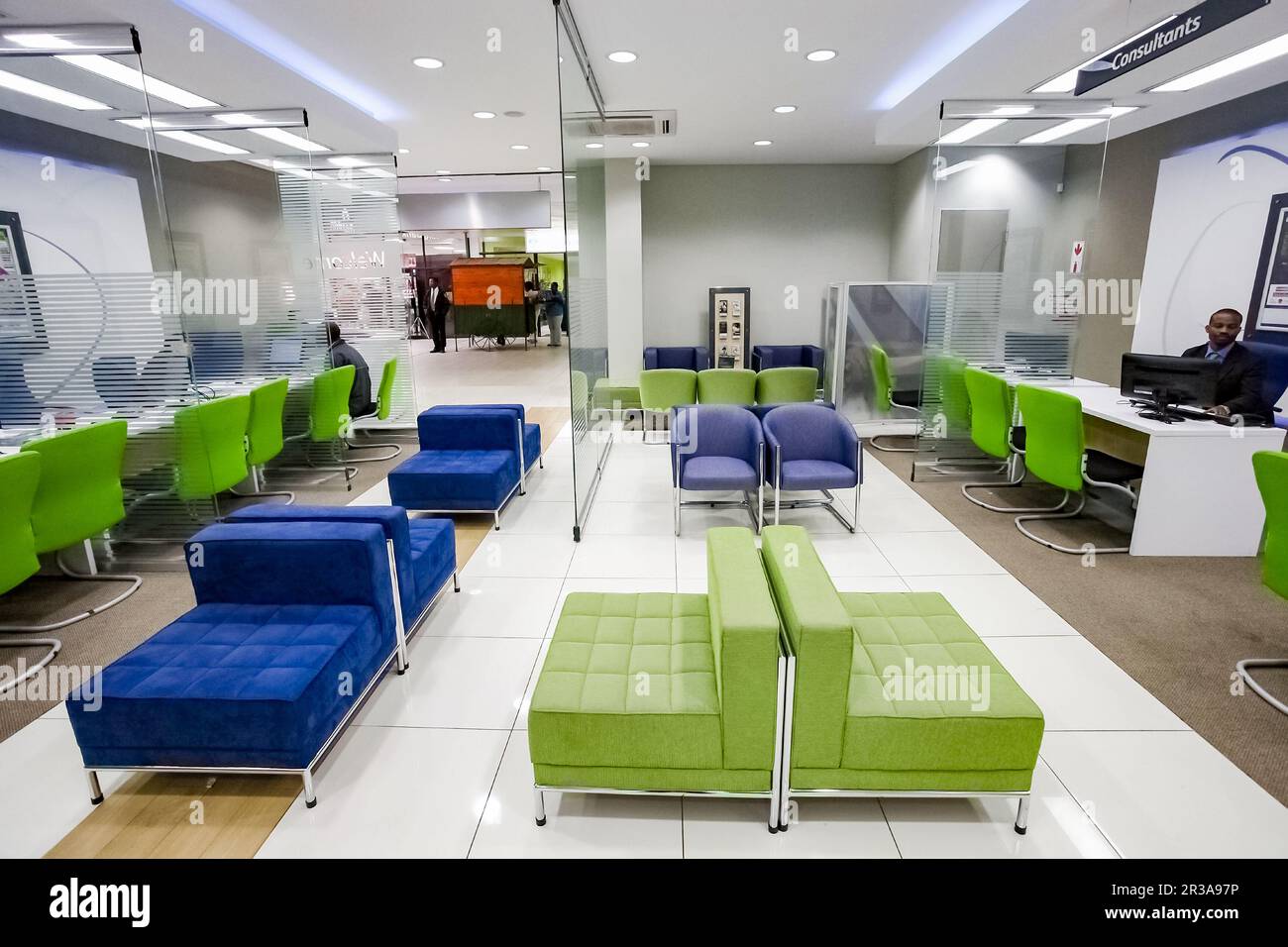 Retail bank interior hi-res stock photography and images - Alamy