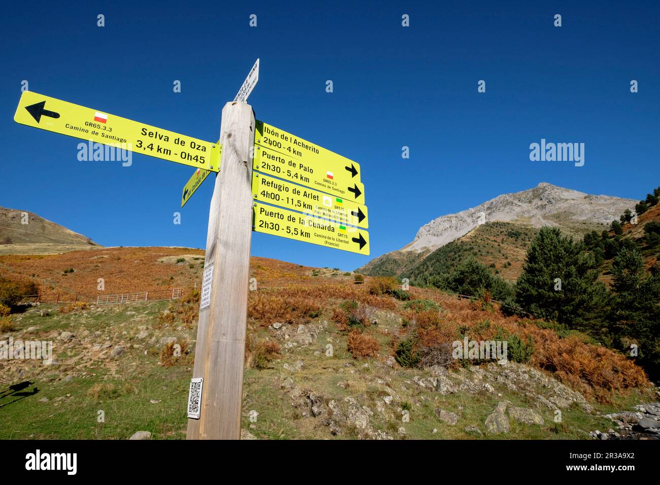 Valley of Hecho, western valleys, Pyrenean mountain range, province of ...