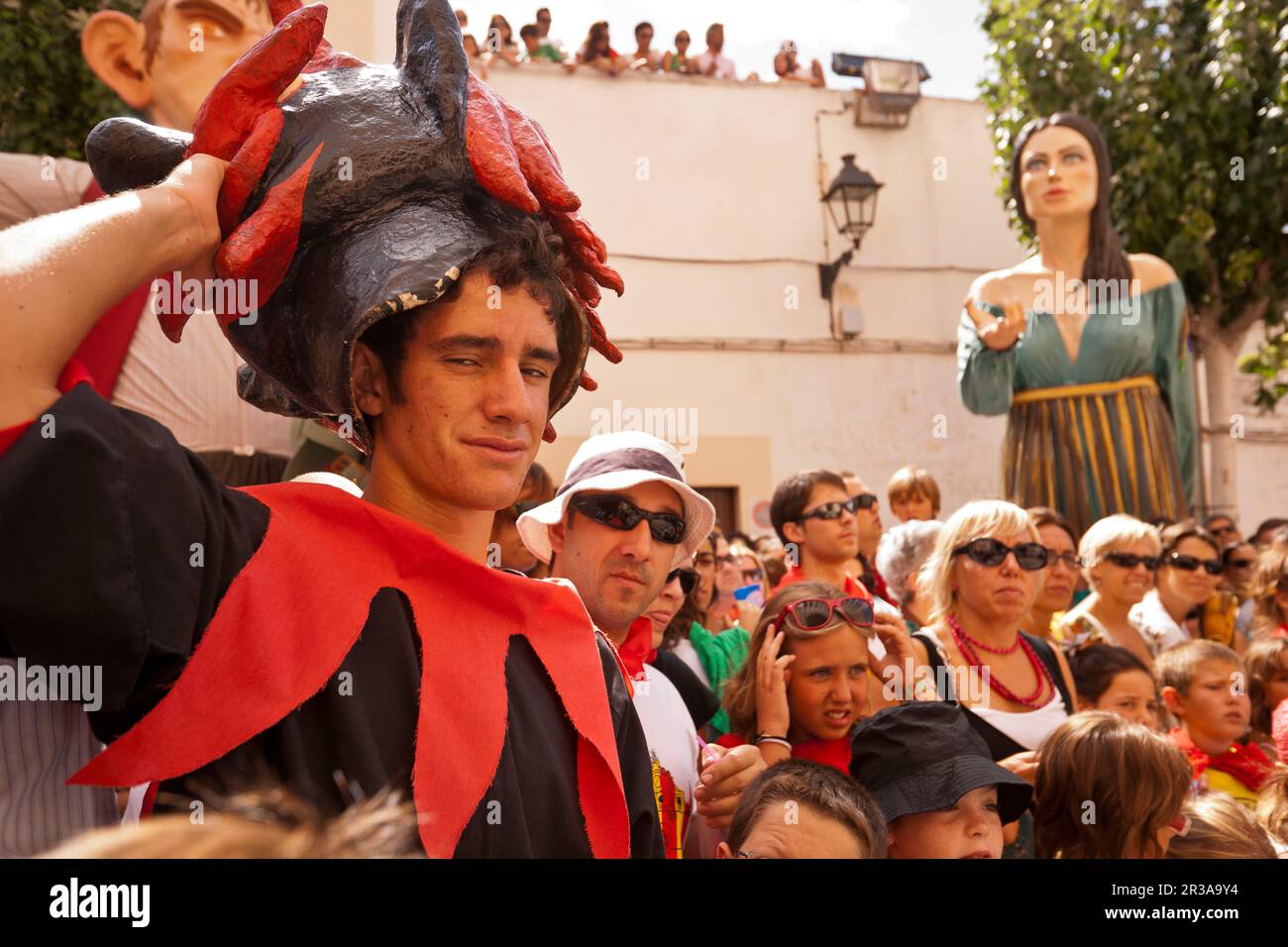 Spain ( Felanitx ) Balearic islands, Mallorca. The traditional dance of ...