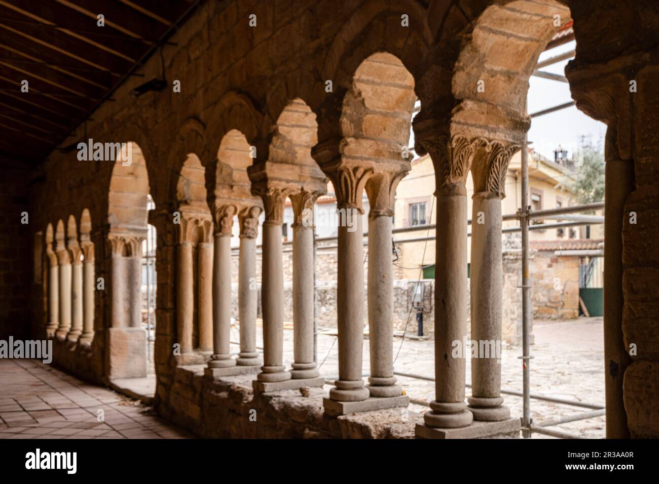 arcaded gallery with semicircular arches, Church of Our Lady of the ...