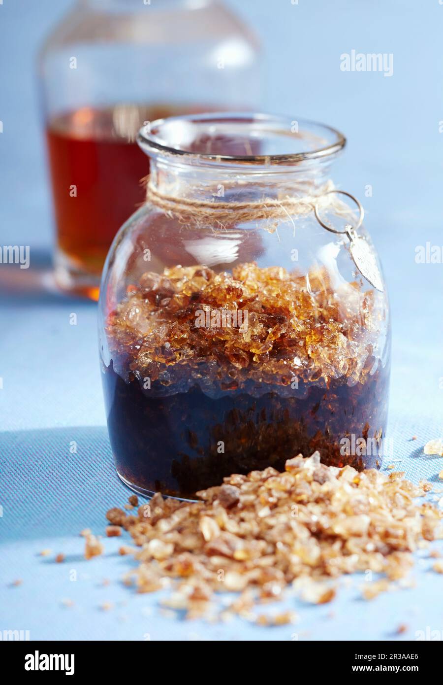 Homemade Dutch rum-candy sugar with lemon Stock Photo - Alamy