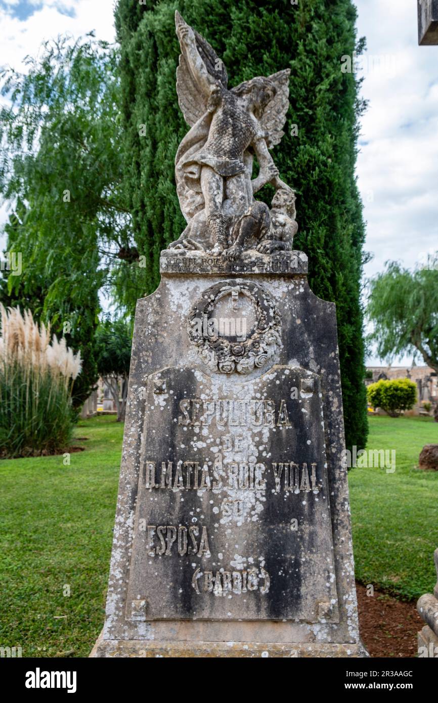 Saint michael the archangel defeating the devil hi-res stock ...