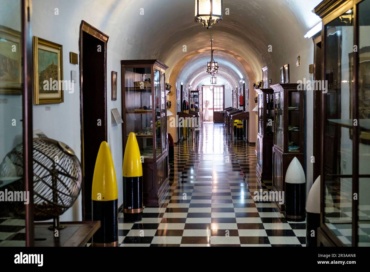 Military Museum of Menorca, former barracks of Cala Corb, central ...