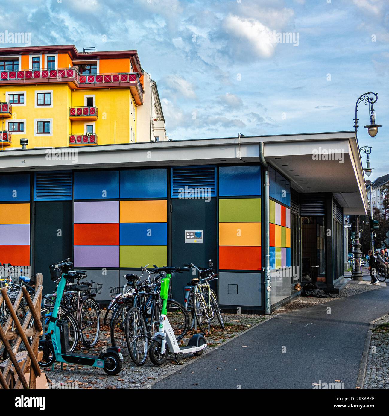 U Südstern Underground U-Bahn railway station on the U7 line, Kreuzberg ...