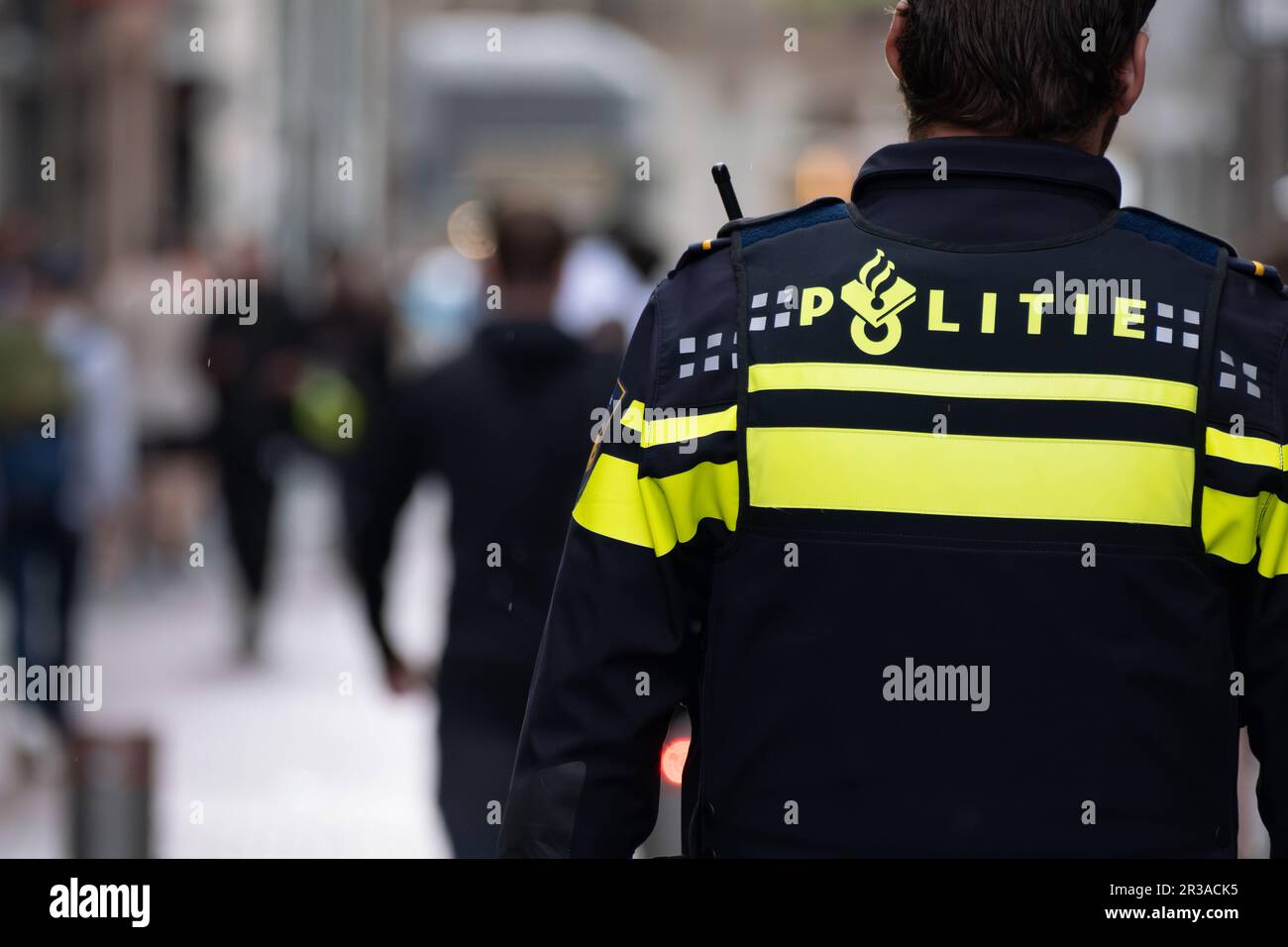 Amsterdam, The Netherlands - 8 September 2022: Backview of a dutch ...
