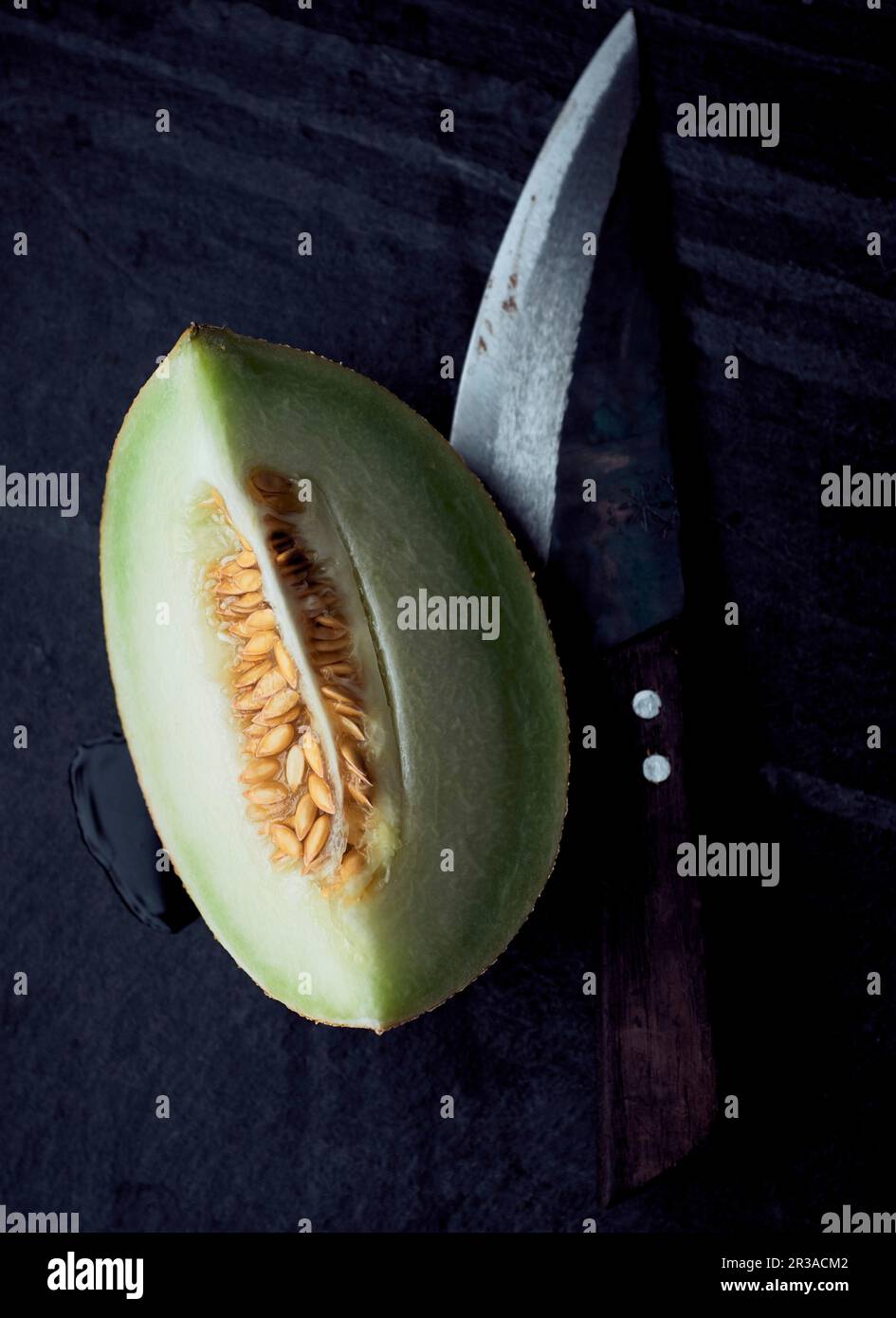 Galia melon wedge hi-res stock photography and images - Alamy