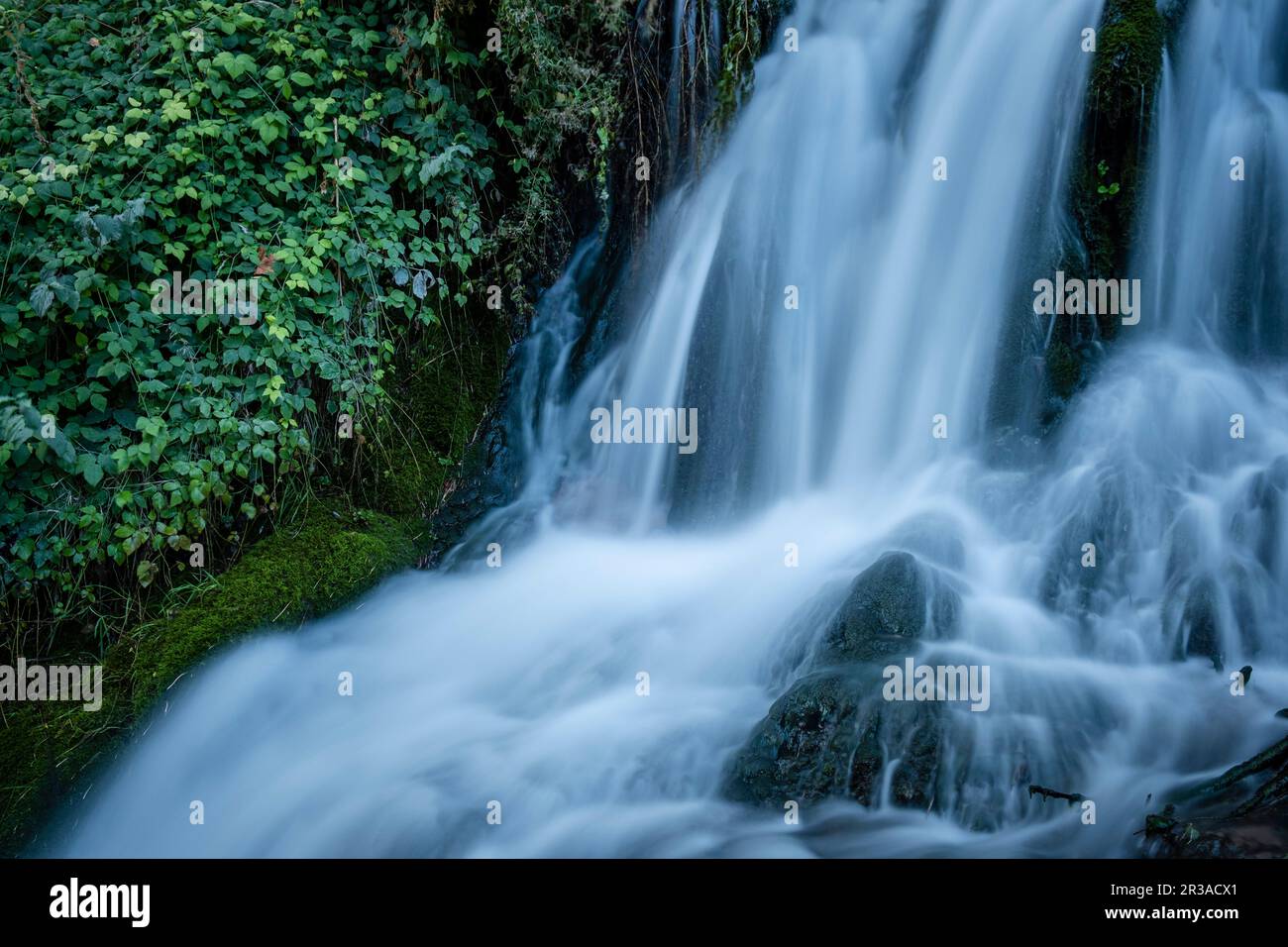 Trillo waterfall, La Alcarria, Guadalajara, Spain Stock Photo - Alamy
