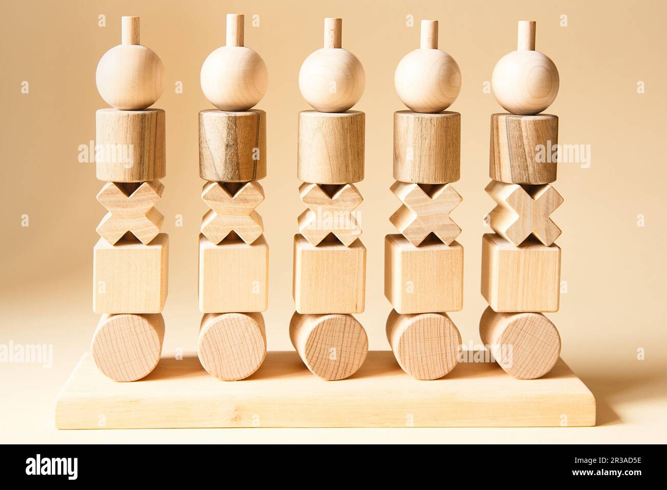 Children's wooden toys. Sequencing Blocks learning resource for ...