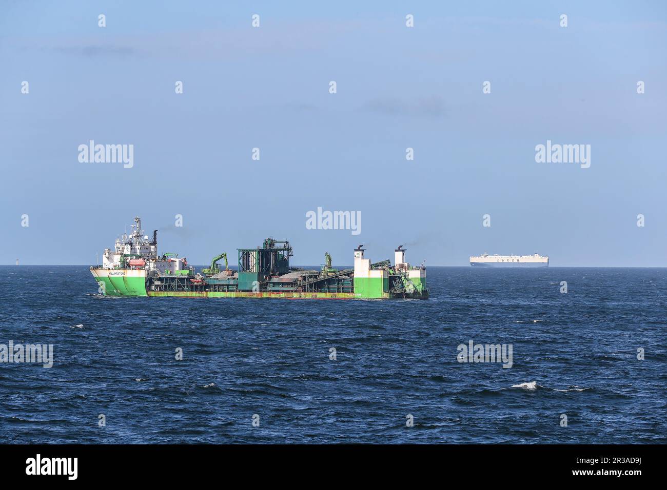 ROLLINGSTONE, (IMO: 7814101), Stone Carrier underway in the North Sea ...