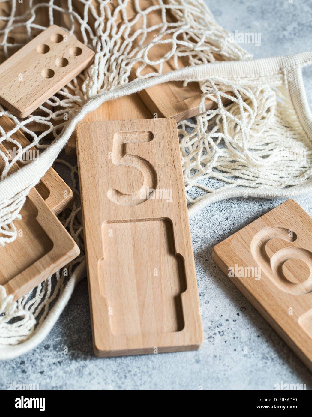 Wooden counting and writing trays - learning resource for educating ...