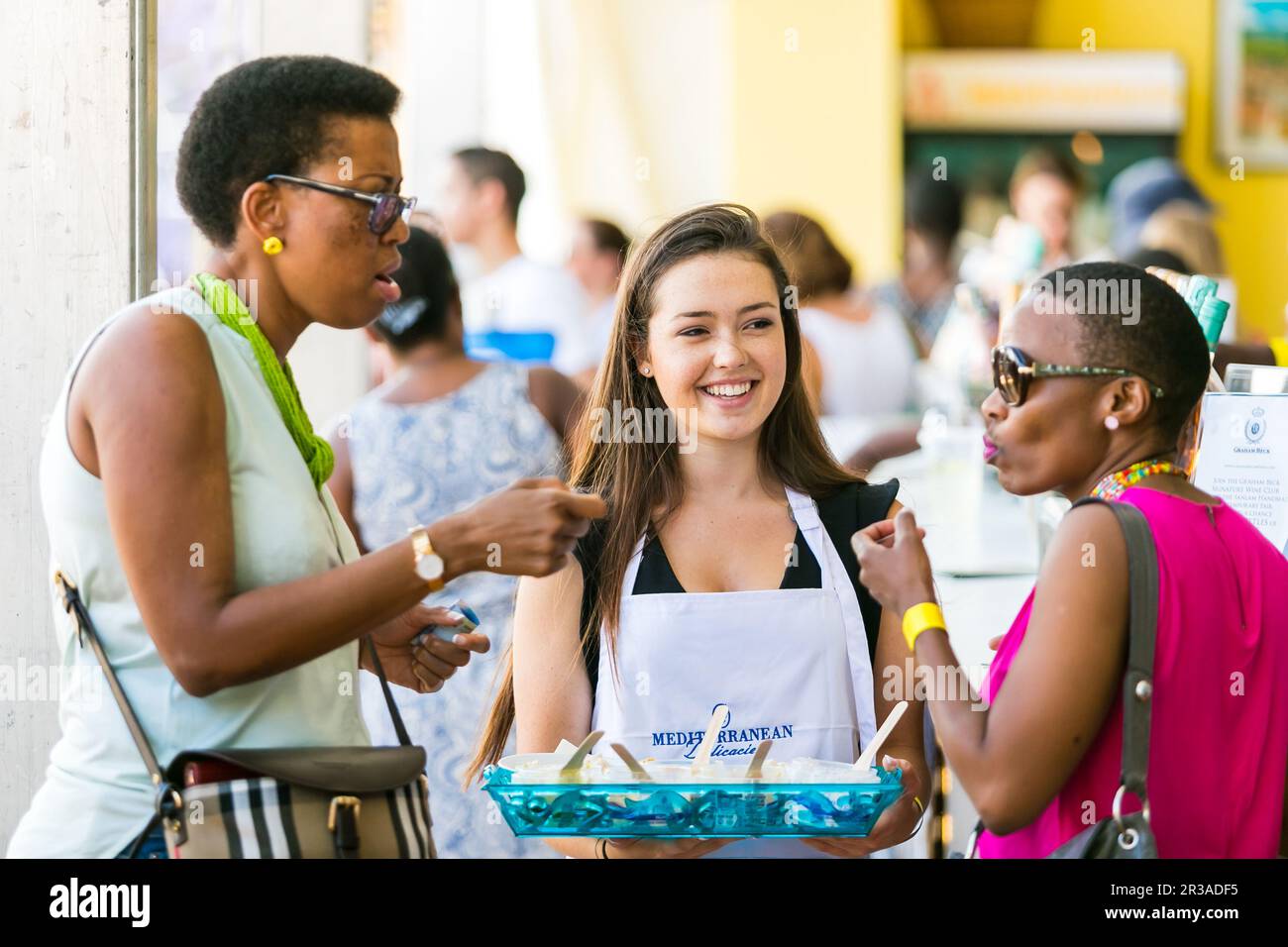 People sampling free snacks and generally enjoying a day out at a Food ...
