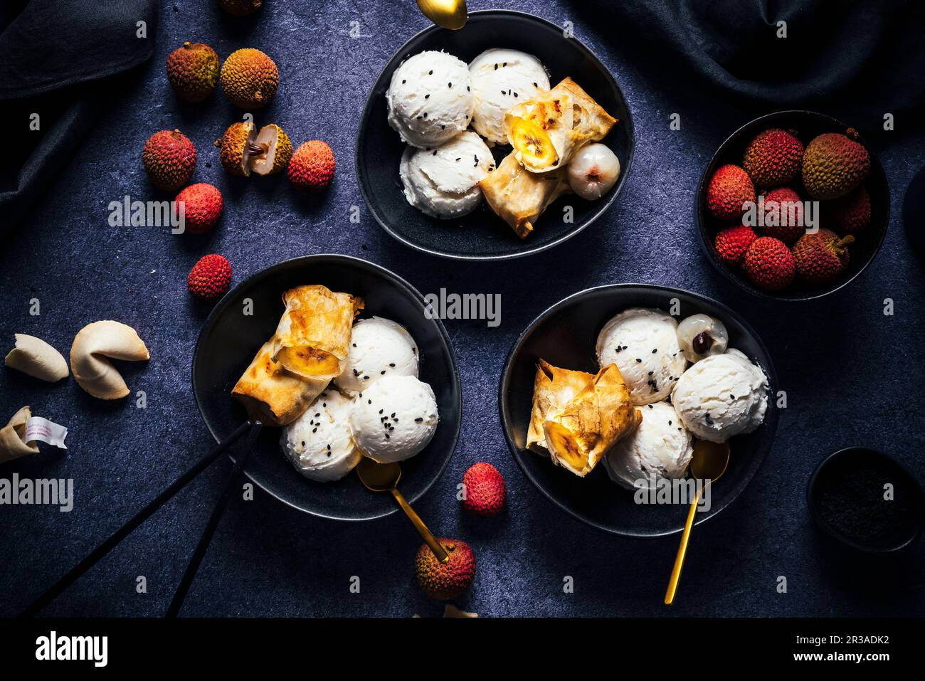 Lychee ice cream hi-res stock photography and images - Alamy