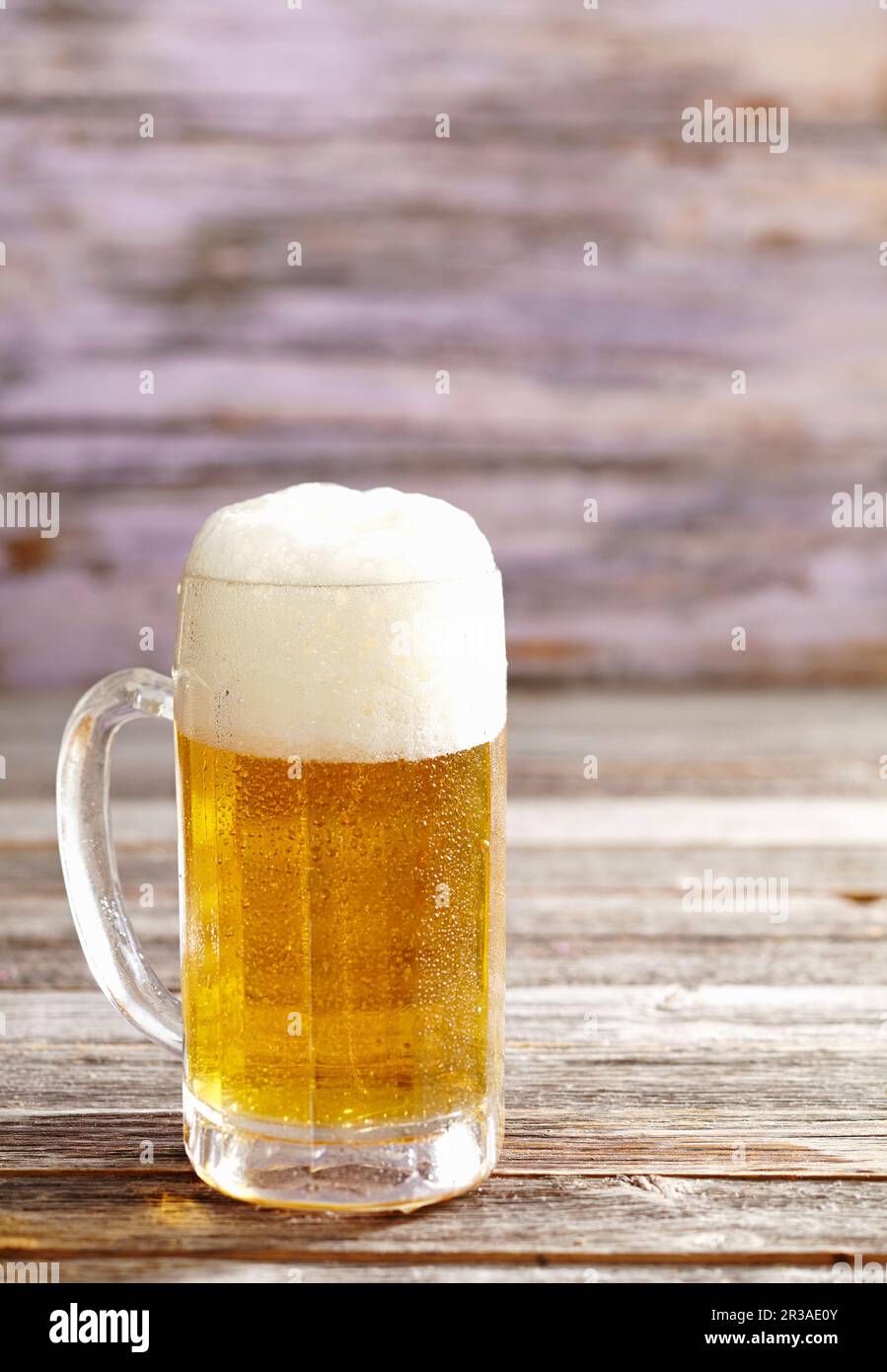 Light lager in a pitcher Stock Photo - Alamy