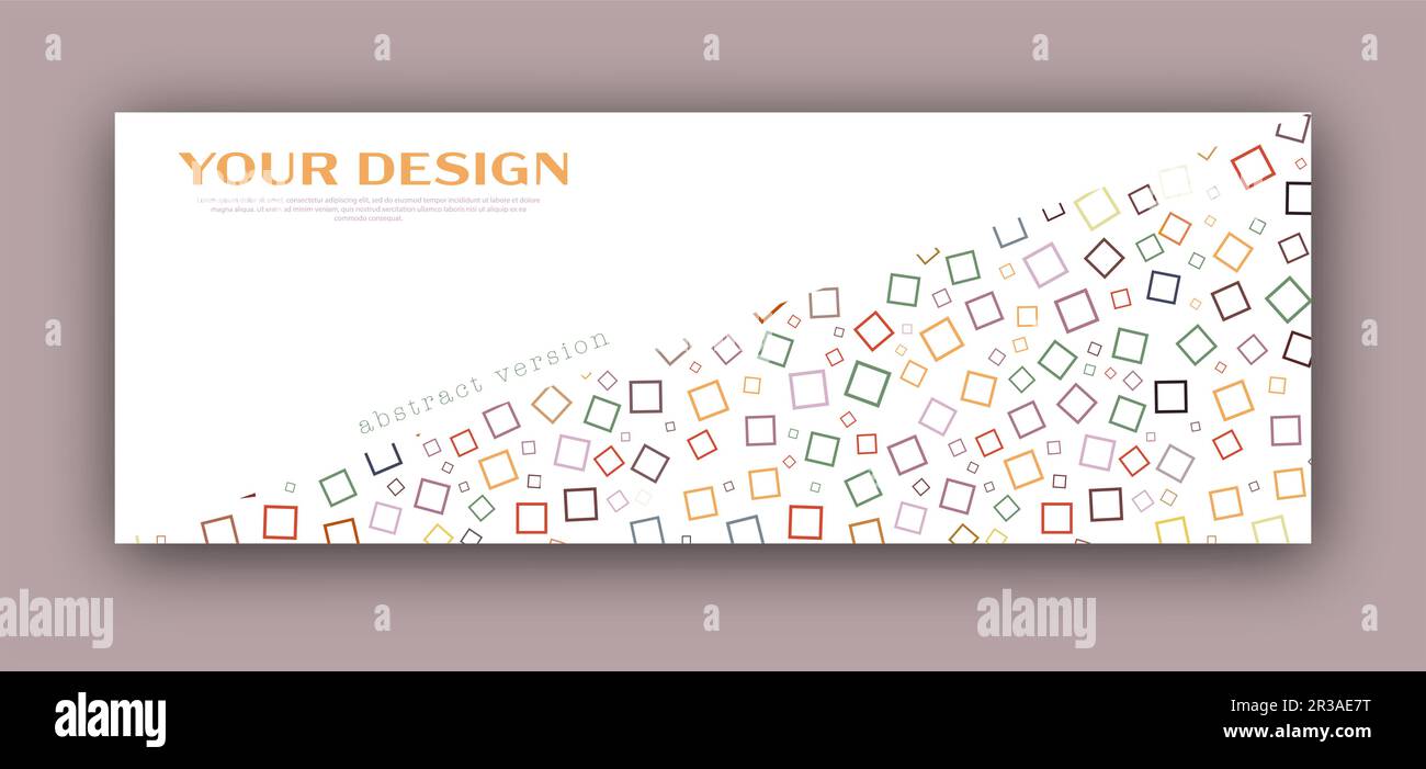Abstract flower arrangement. Template for creative ideas for the design ...