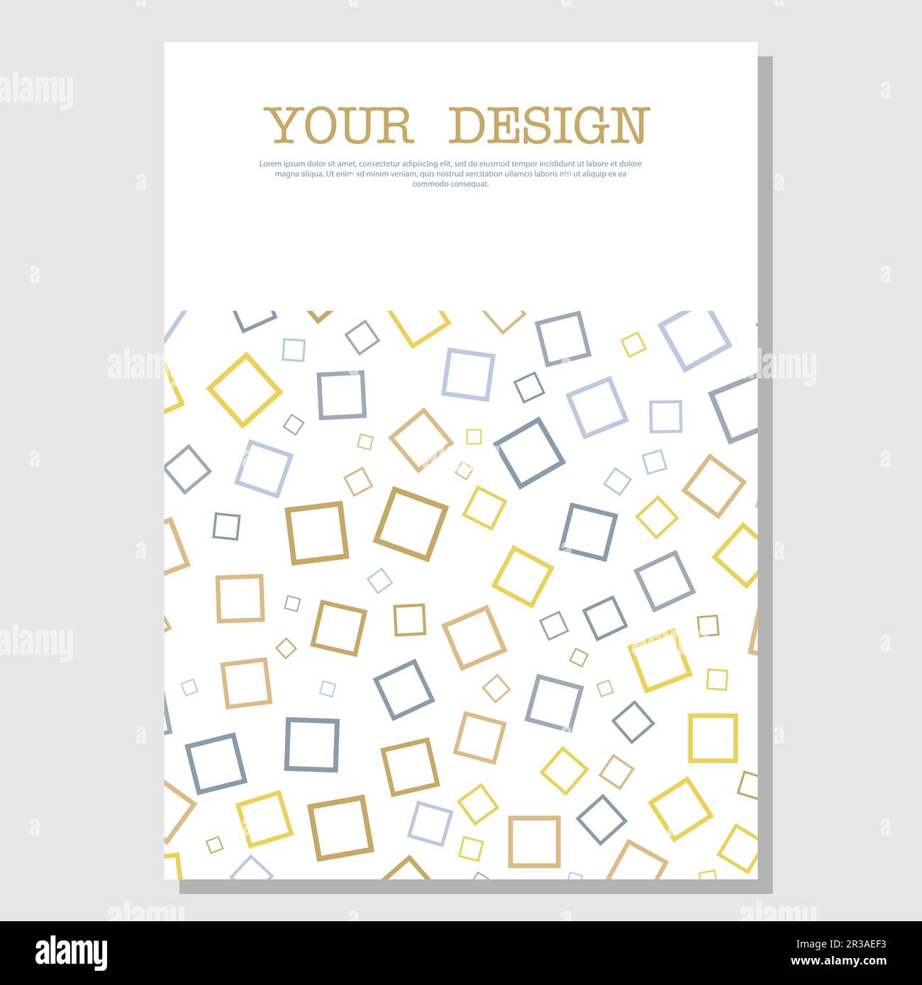 The composition of geometric shapes. Layout for creative ideas for the ...