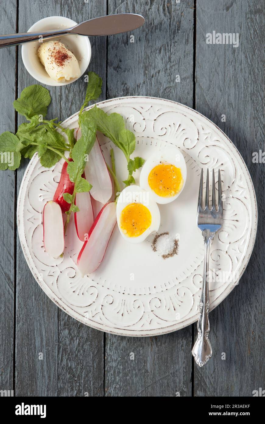 Radish butter salt hi-res stock photography and images - Alamy