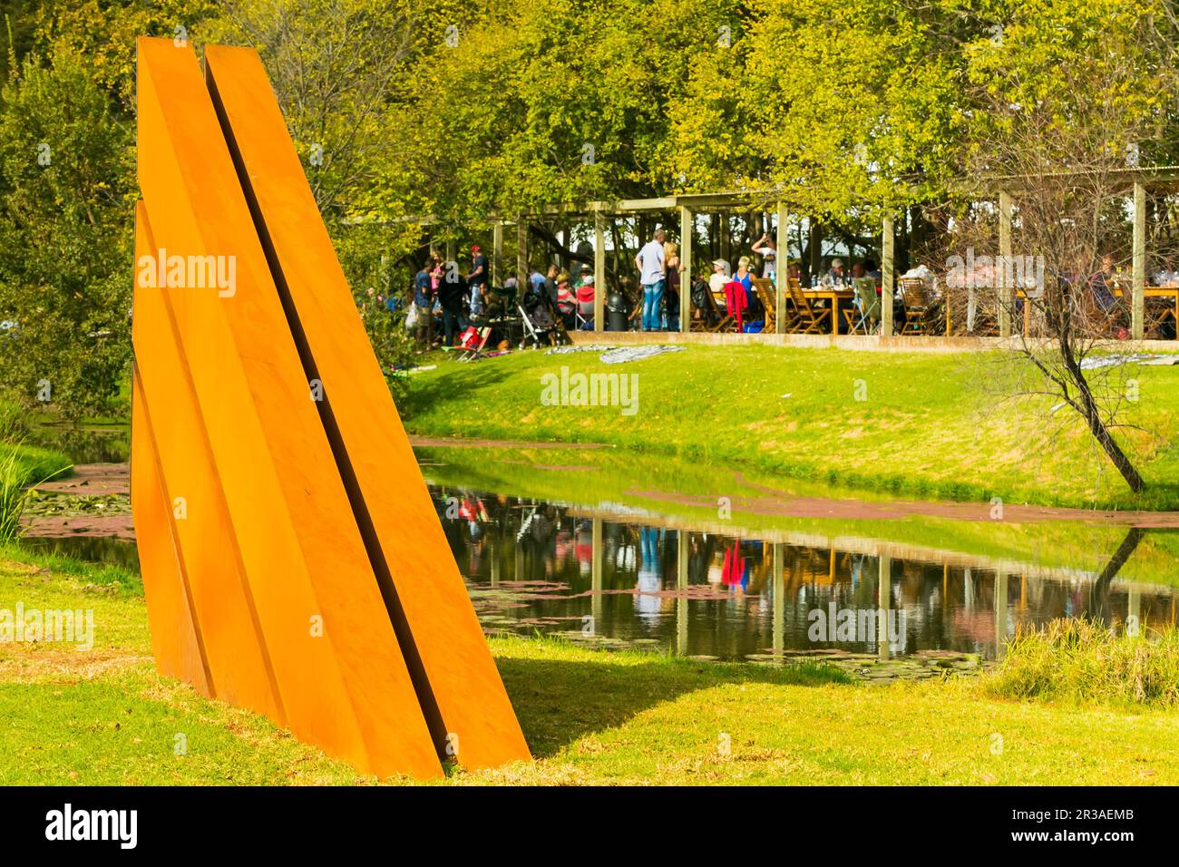 Outdoor Art Sculpture Exhibition at Nirox Park Stock Photo - Alamy
