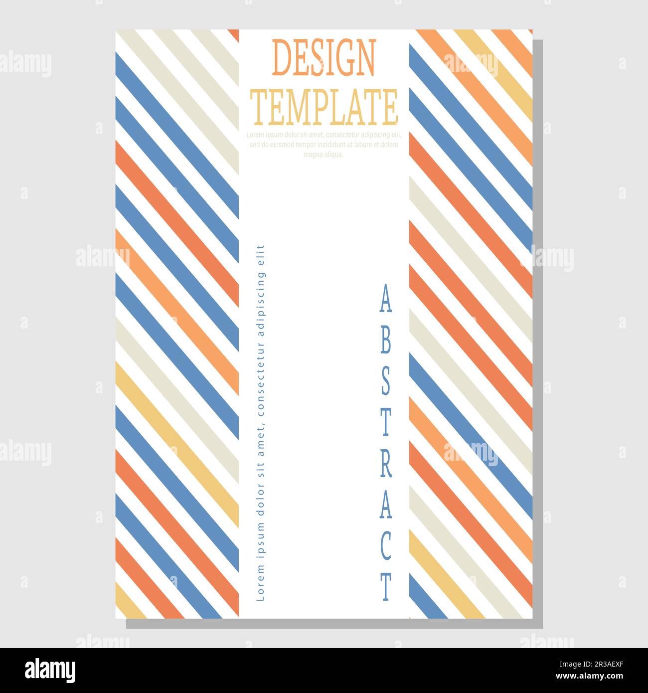 Colored parallel lines. The idea for the design of title pages, covers ...