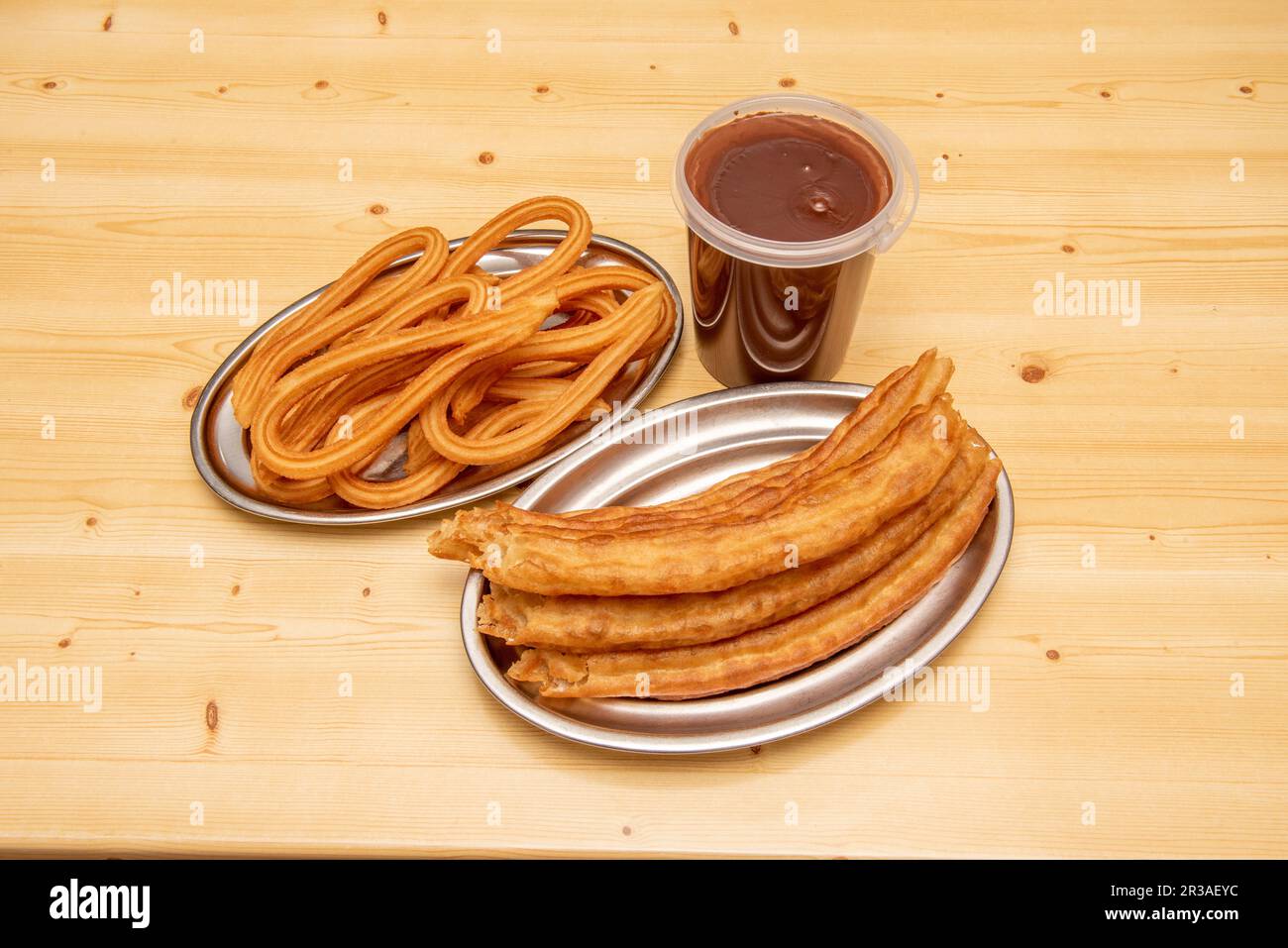 Porras Con Chocolate