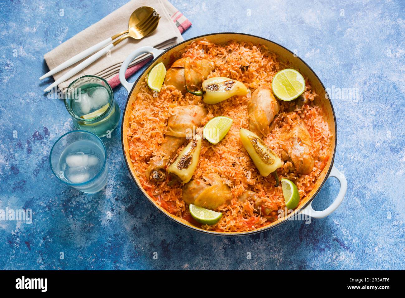 Arroz pollo chicken rice hi-res stock photography and images - Alamy