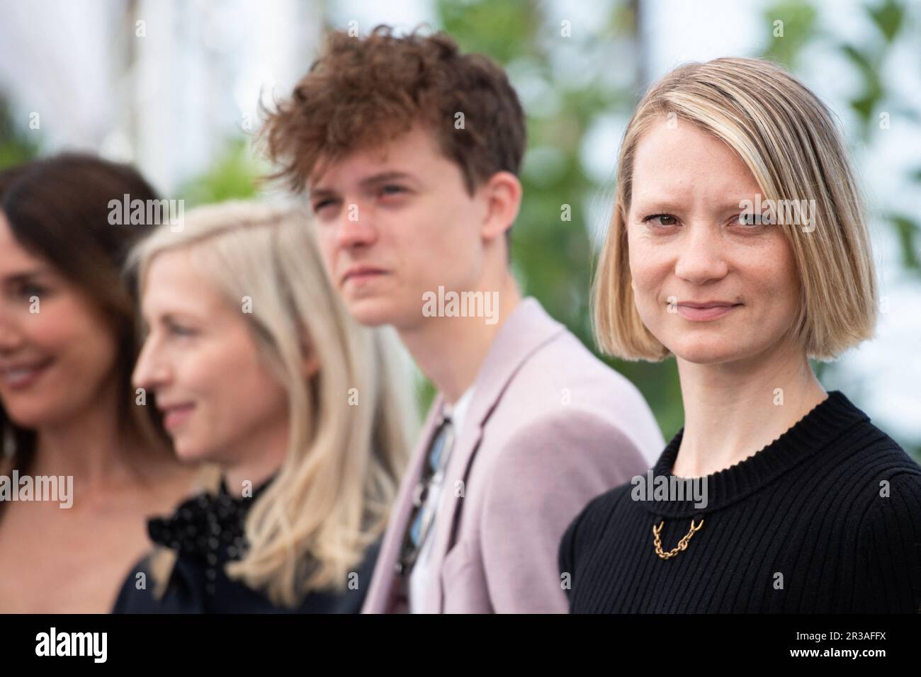 Cannes, France. 23rd May, 2023. Mia Wasikowska, Samuel d Anderson and ...