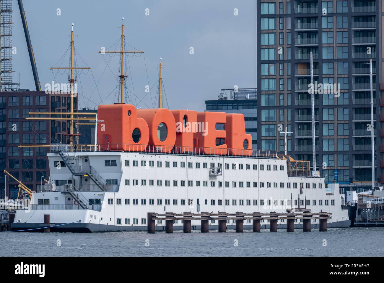 Amsterdam, The Netherlands - 8 September 2022: The Botel was a river ...