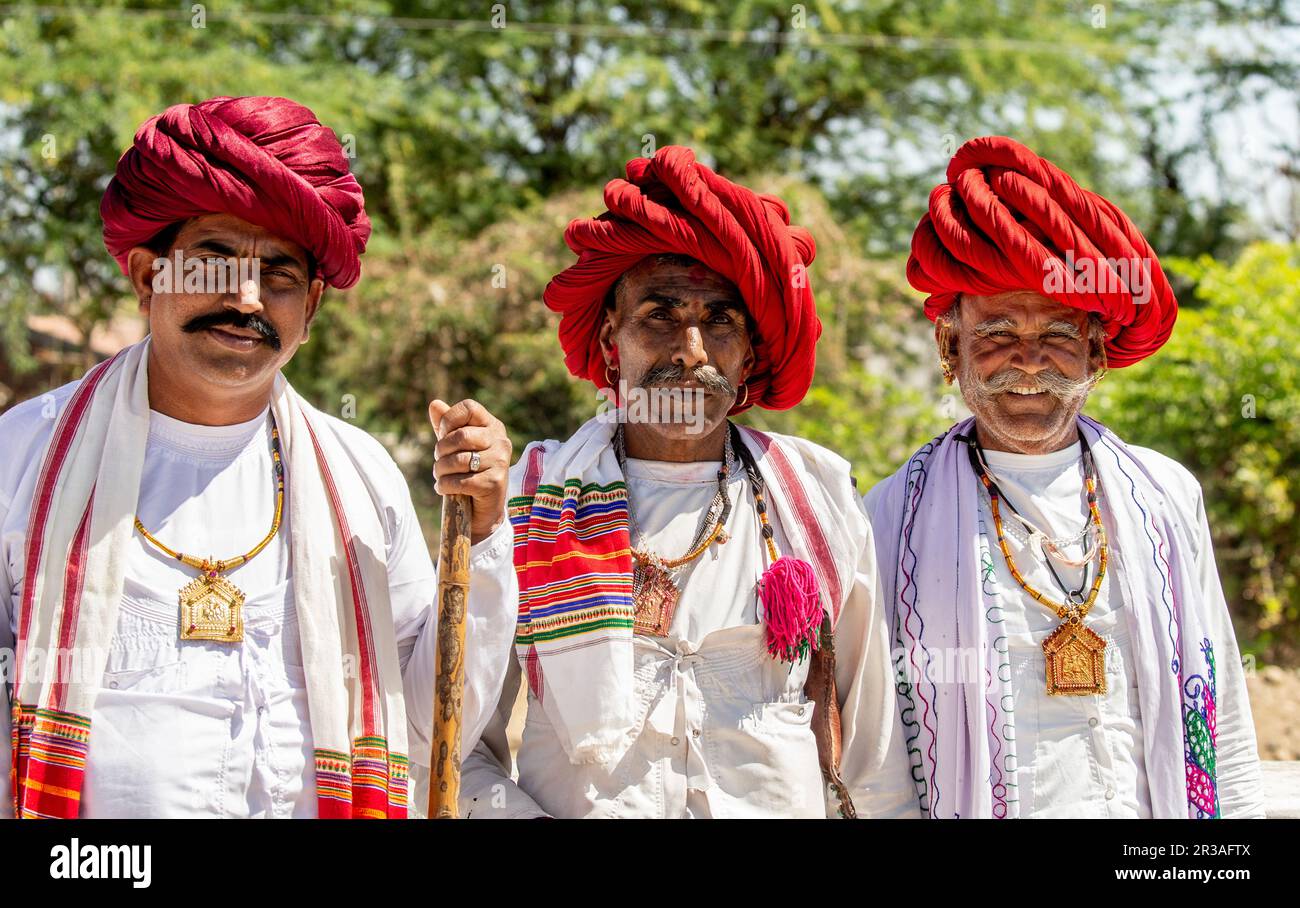 Indian rabari men portrait hi-res stock photography and images - Alamy