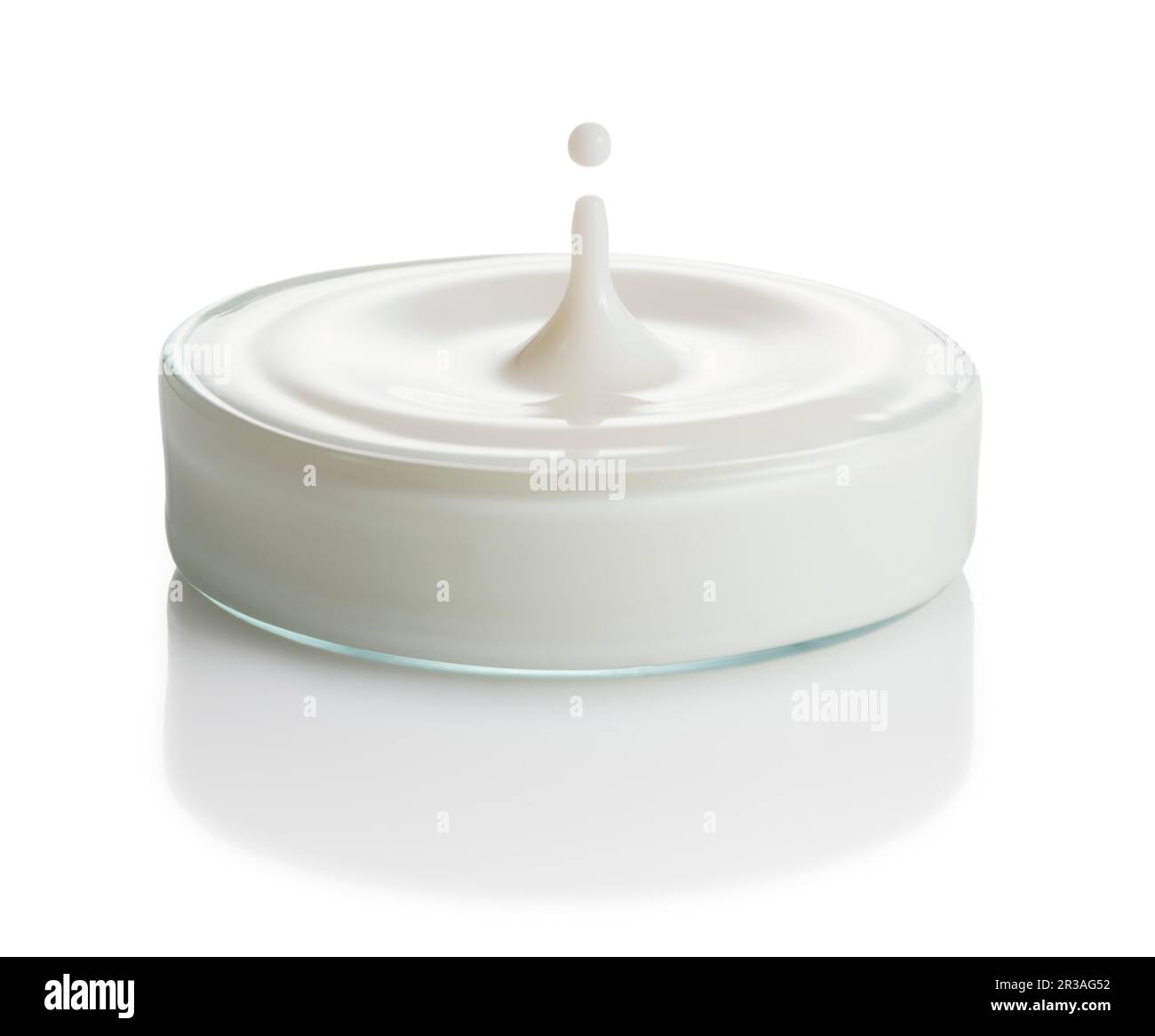 A droplet of cream Stock Photo - Alamy