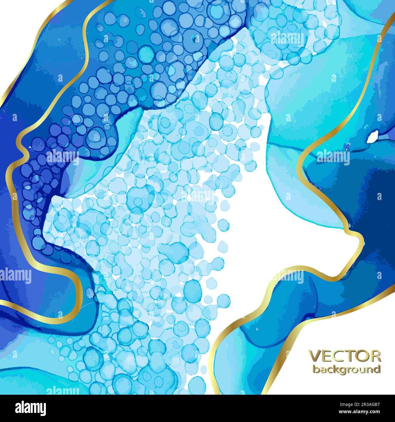 Abstract elegant wave design bubbles Stock Vector Images - Alamy