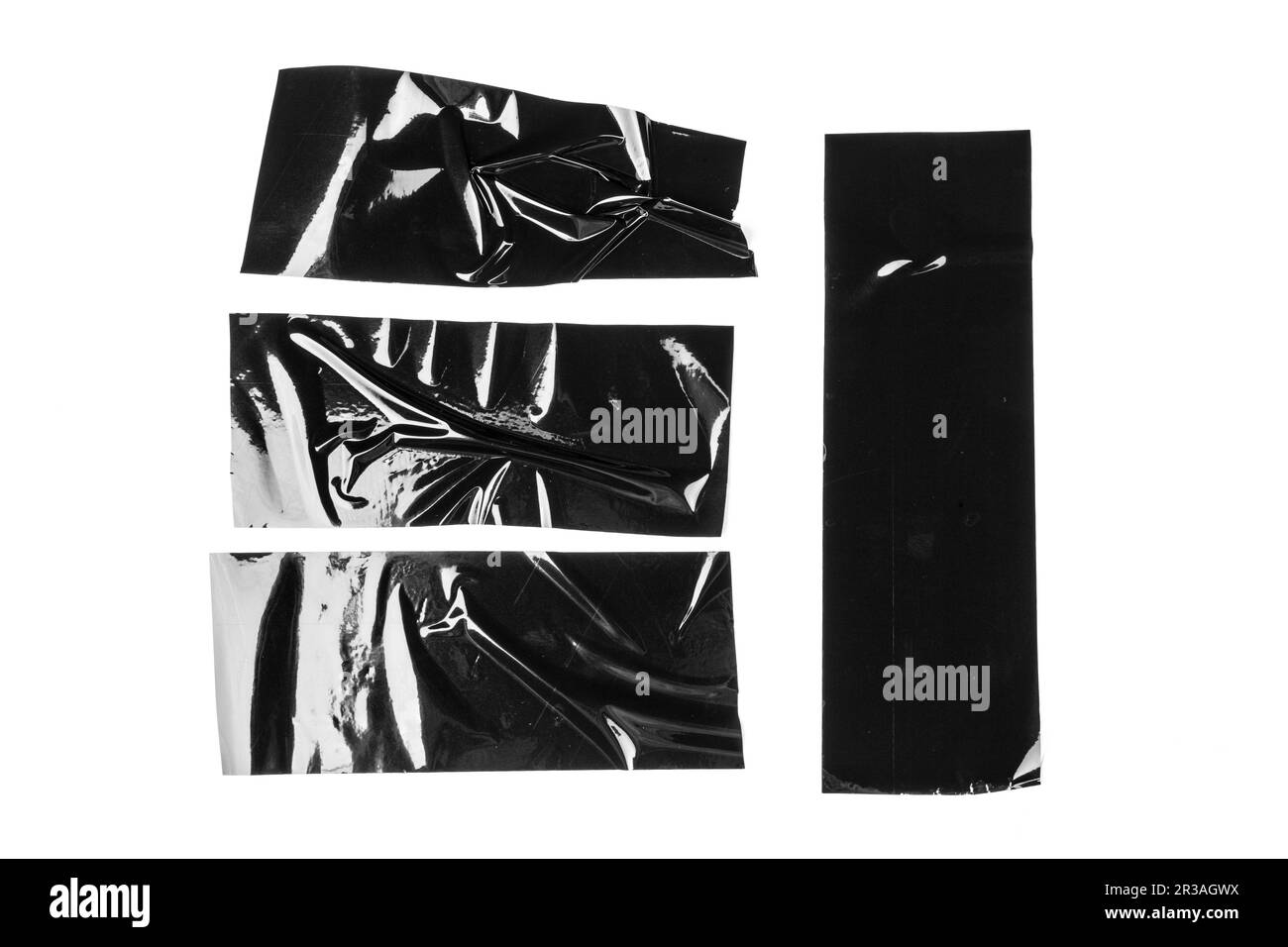 Black tape pieces Black and White Stock Photos & Images - Alamy