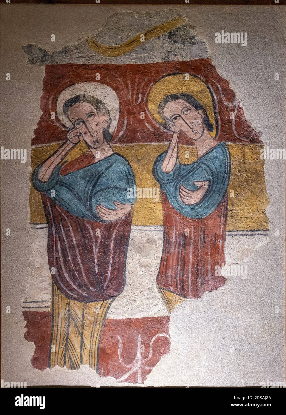 Susin wall paintings, 12th century, fresco torn off and transferred to ...