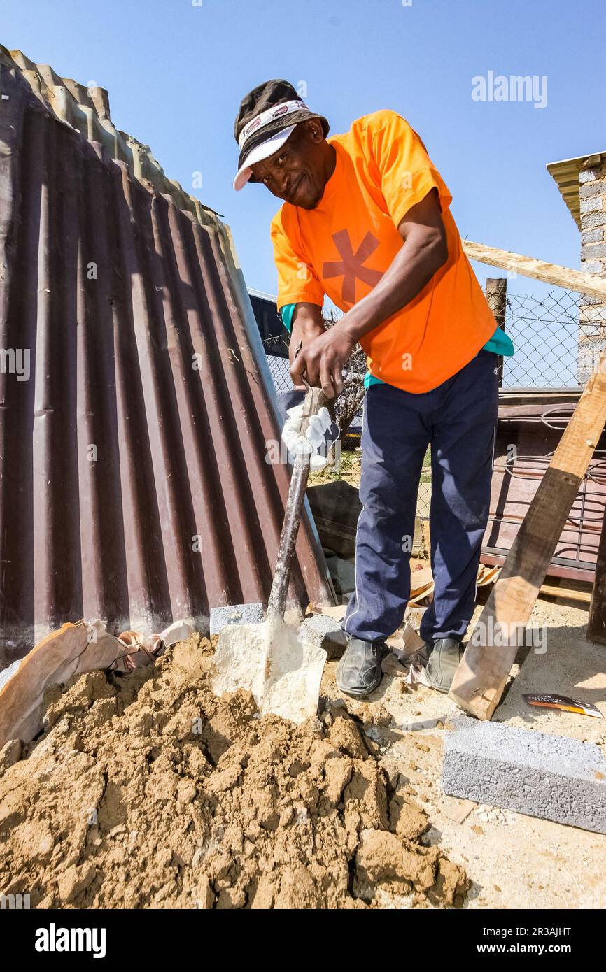 Community Outreach program helping to build a small affordable house in ...