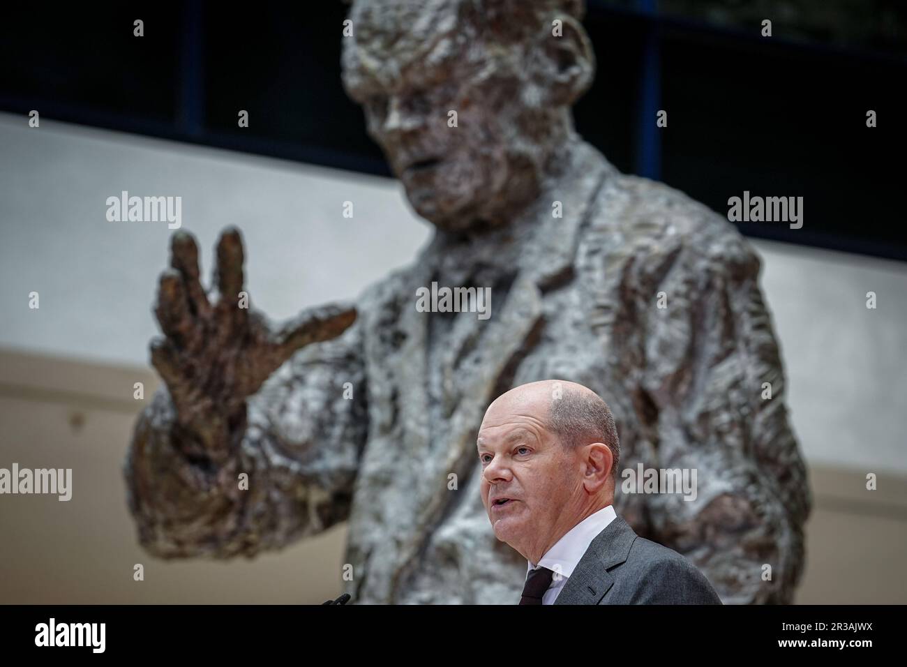Berlin, Germany. 23rd May, 2023. German Chancellor Olaf Scholz (SPD ...