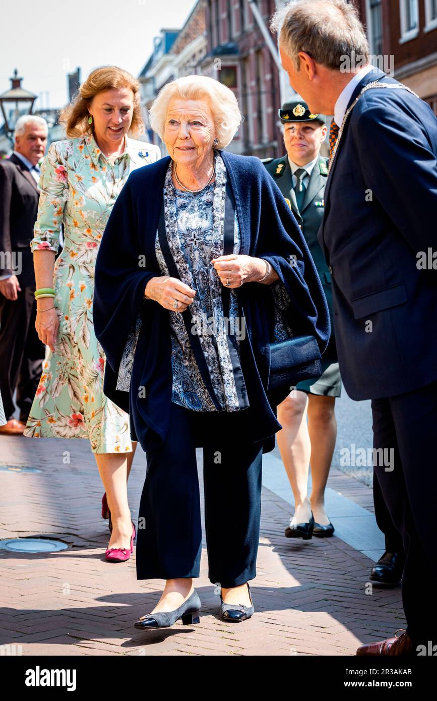 LEIDEN - Princess Beatrix of The Netherlands attends the award ceremony ...