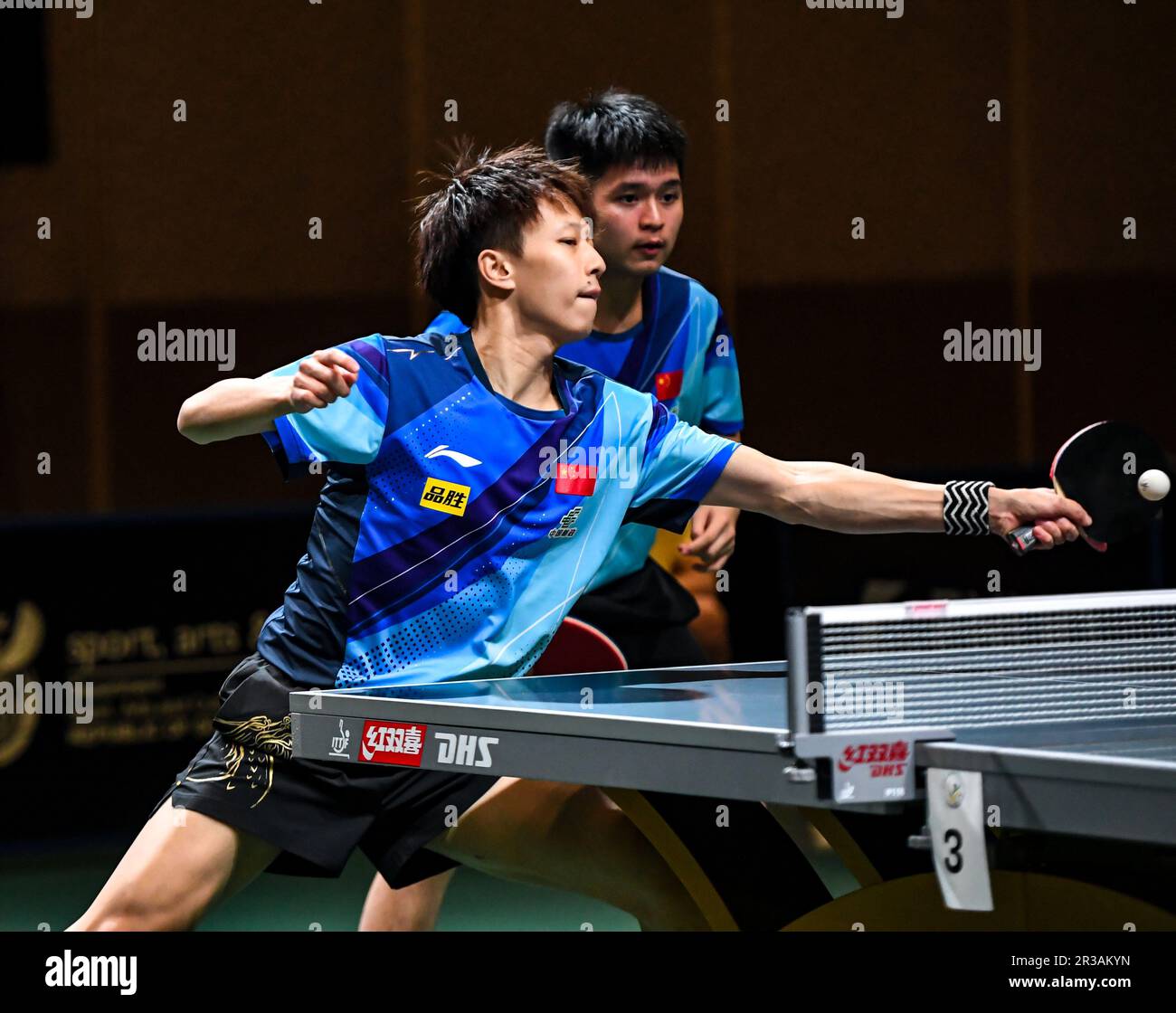 Durban, South Africa. 23rd May, 2023. Lin Gaoyuan (L)/Lin Shidong of ...