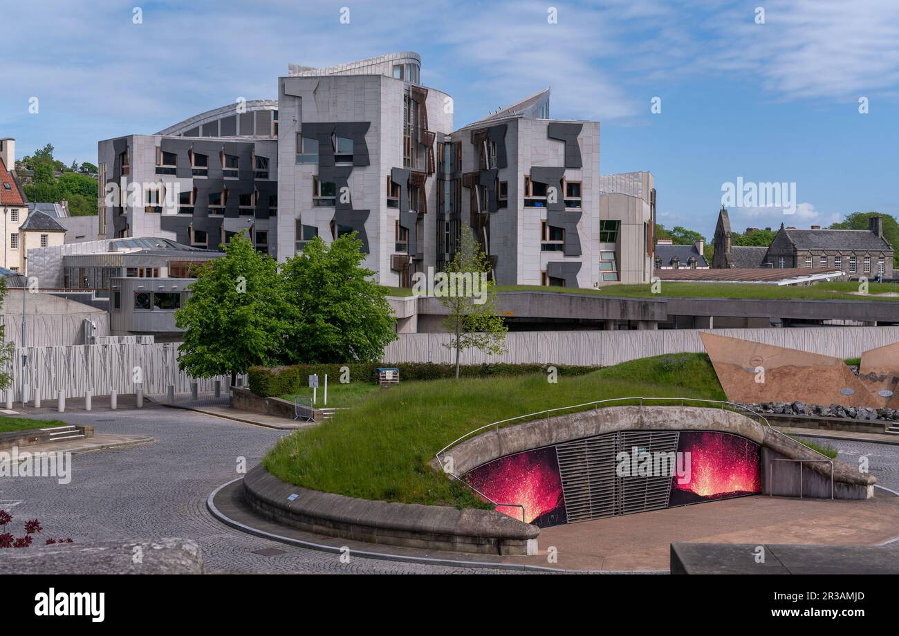 The Scottish Parliament Building home of the Scottish Parliament at ...