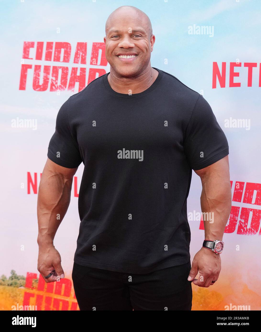Phil Heath arrives at the Netflix's FUBAR Los Angeles Premiere held at ...