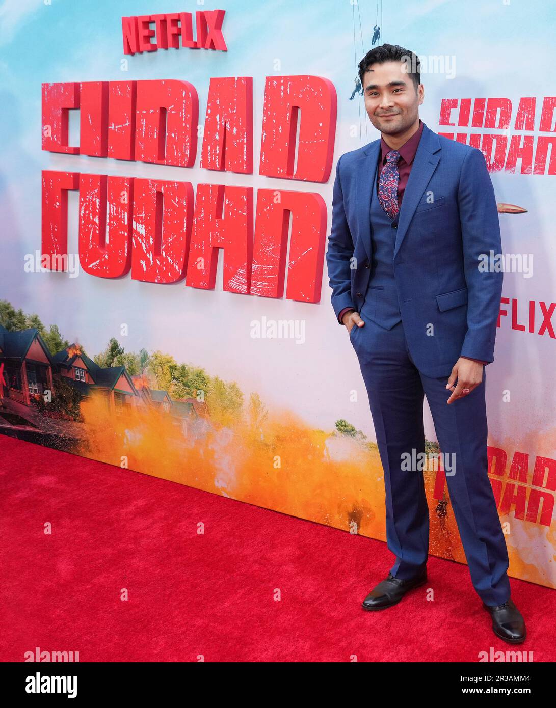 David Chinchilla arrives at the Netflix's FUBAR Los Angeles Premiere ...