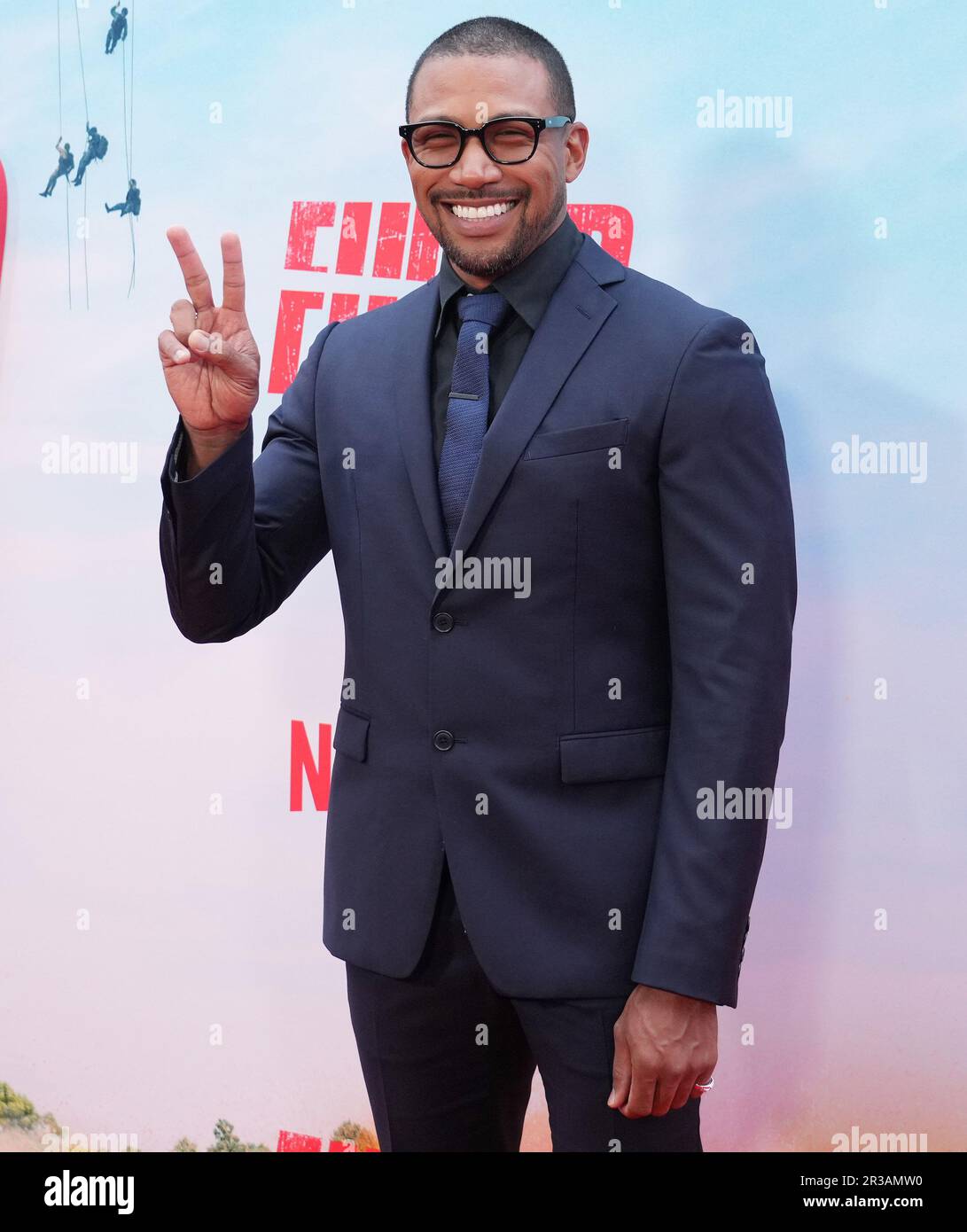 Los Angeles, USA. 22nd May, 2023. Charles Michael Davis arrives at the Netflix's FUBAR Los ...