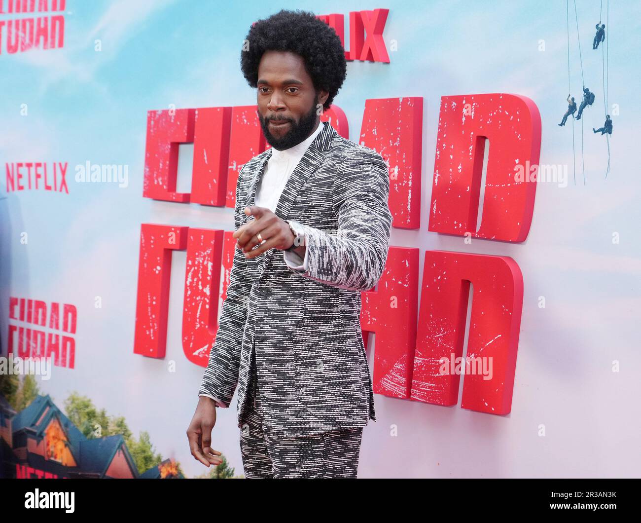 Los Angeles, USA. 22nd May, 2023. Milan Carter arrives at the Netflix's ...